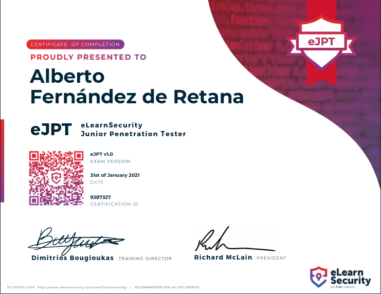 Mi experiencia con la certificación eJPT (PTS) | bubu